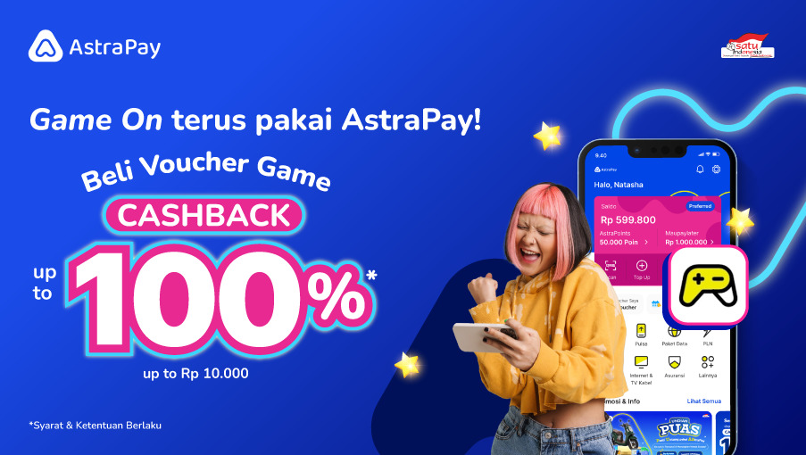 Main Game Makin Asyik, Beli Voucher Game di AstraPay